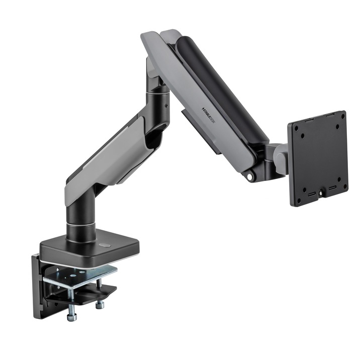 Suport monitor Gaming 17-49” inch, Iluminare RGB, Brat Reglabil Asistat ...