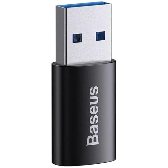 Adaptor Baseus Ingenuity Series Mini OTG, USB-A 3.1 la USB-C, Negru ...