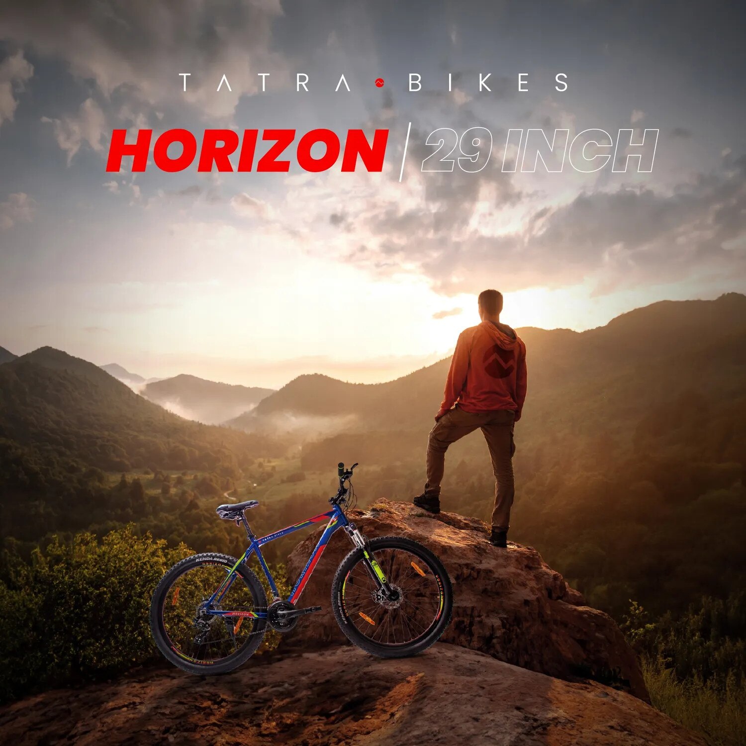 Bicicleta MTB cu roti de 29", Tatra Bikes, Horizon, Shimano, cadru usor ...