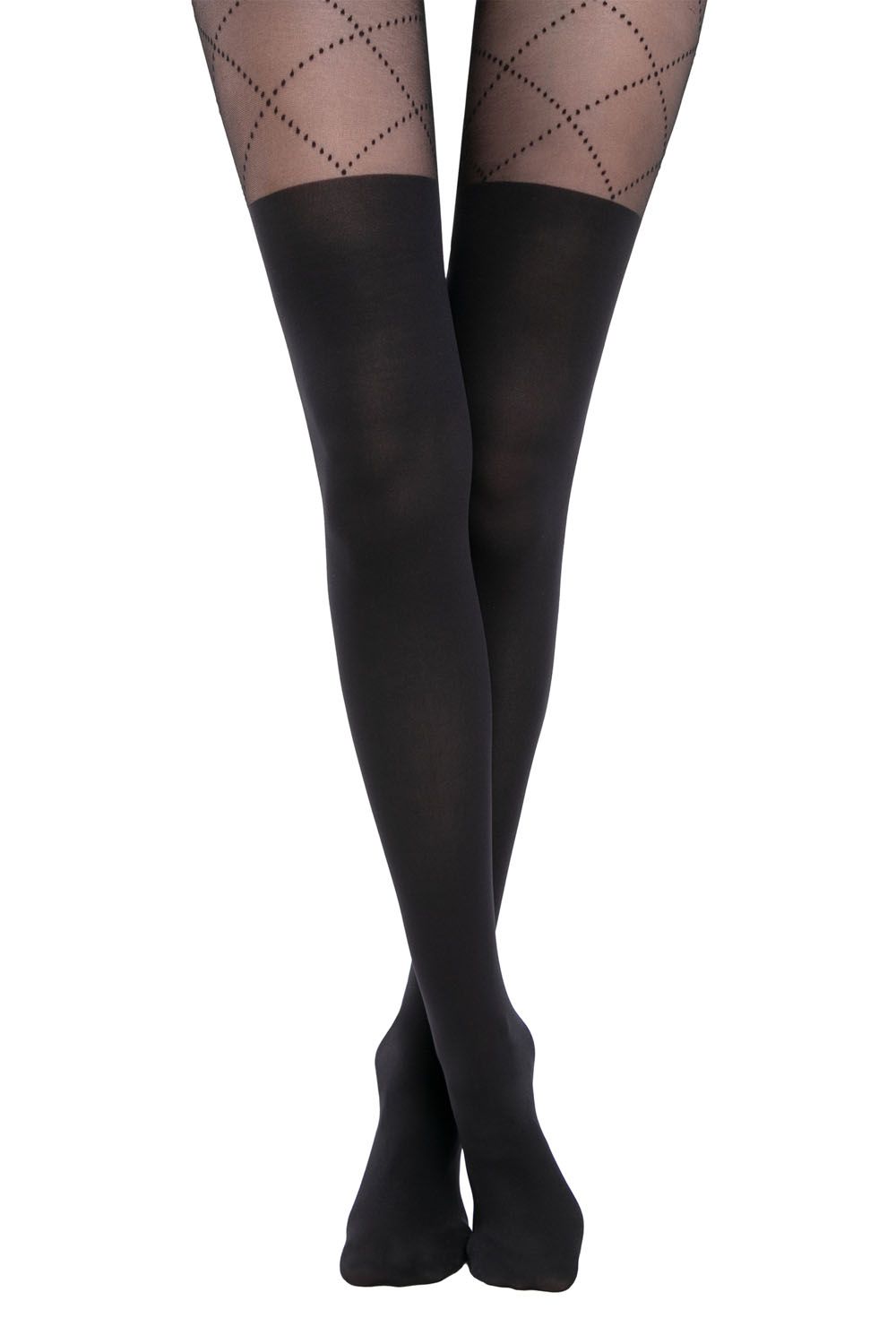 Dresuri cu imitatie banda adeziva si model sireturi, Conte Fantasy ...