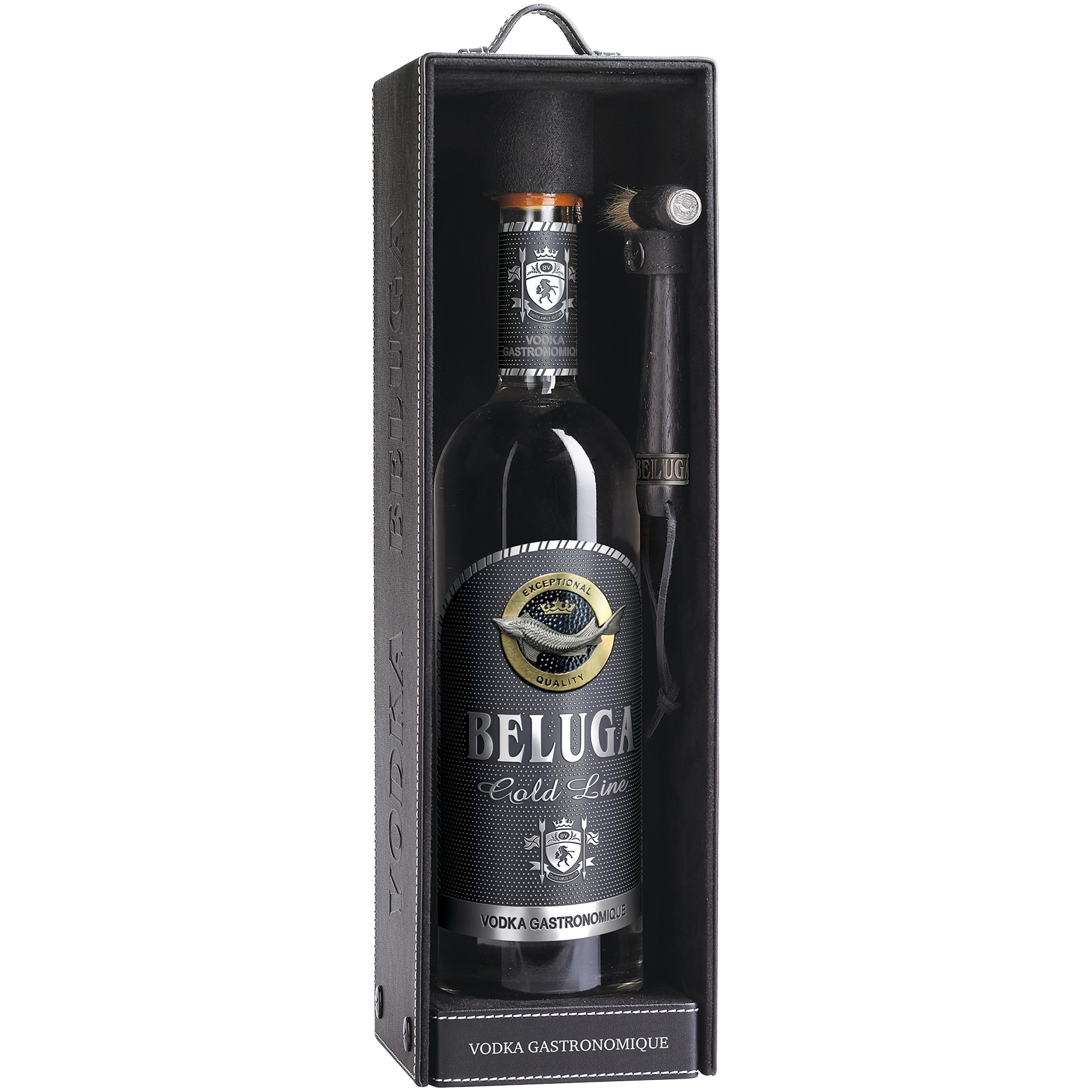 Vodca Beluga Gold Line, 40%, 0.7l Leather - eMAG.ro