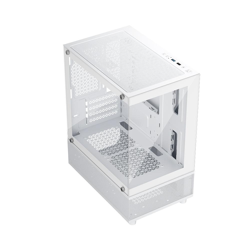 Carcasa 1STPLAYER Gaming Micro-ATX MI2-A WHITE - eMAG.ro