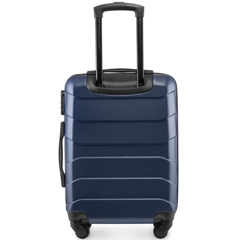 Troler cabina avion, Zagatto®, Albastru, Dimensiune troler 55x40x20 cm ...