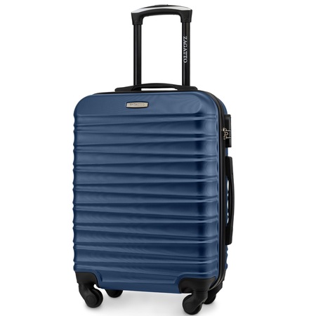 Troler cabina avion, Zagatto®, Albastru, Dimensiune troler 55x40x20 cm ...