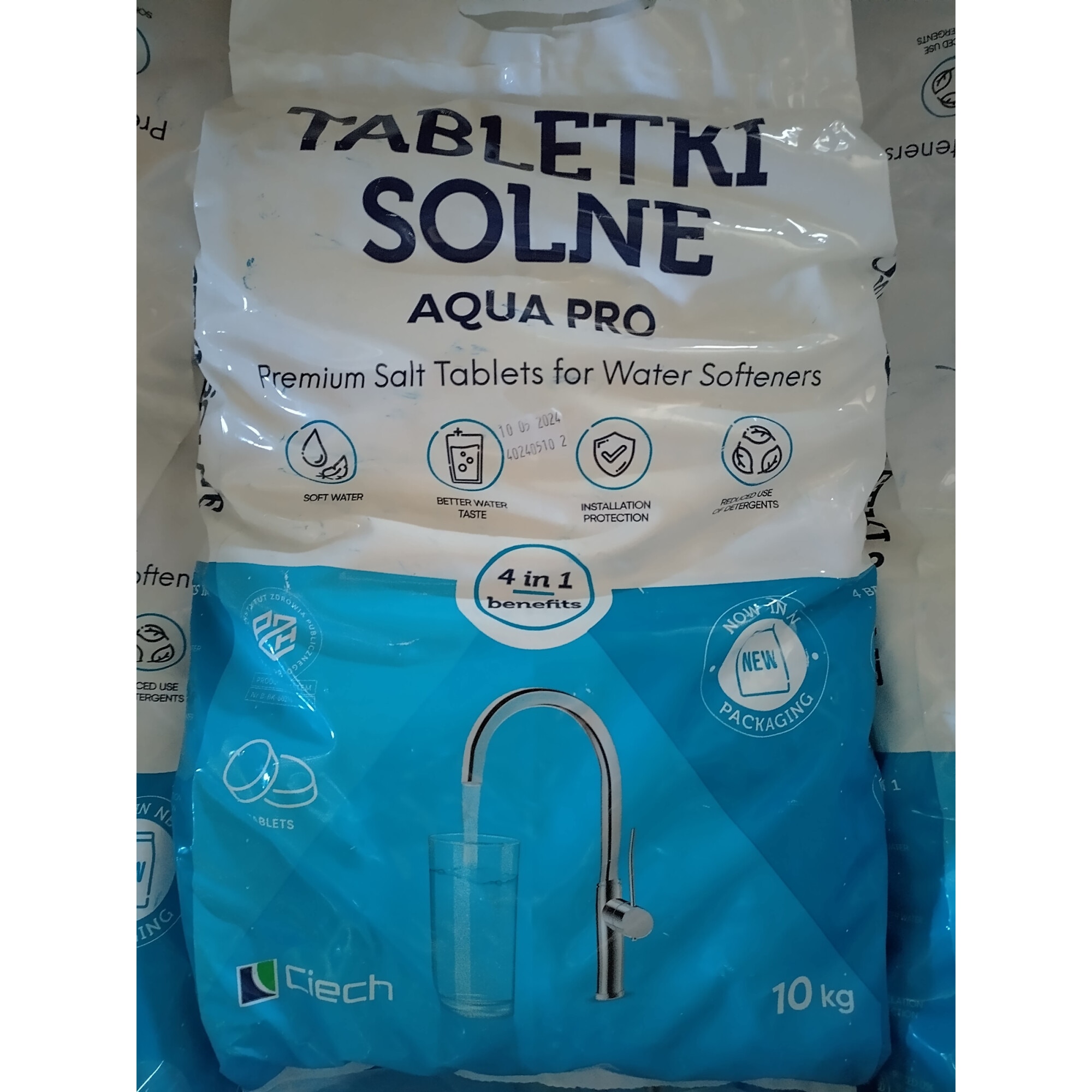 Sac 10 Kg Pastile Tablete de sare puritate 99.9% pentru Statii tratare ...