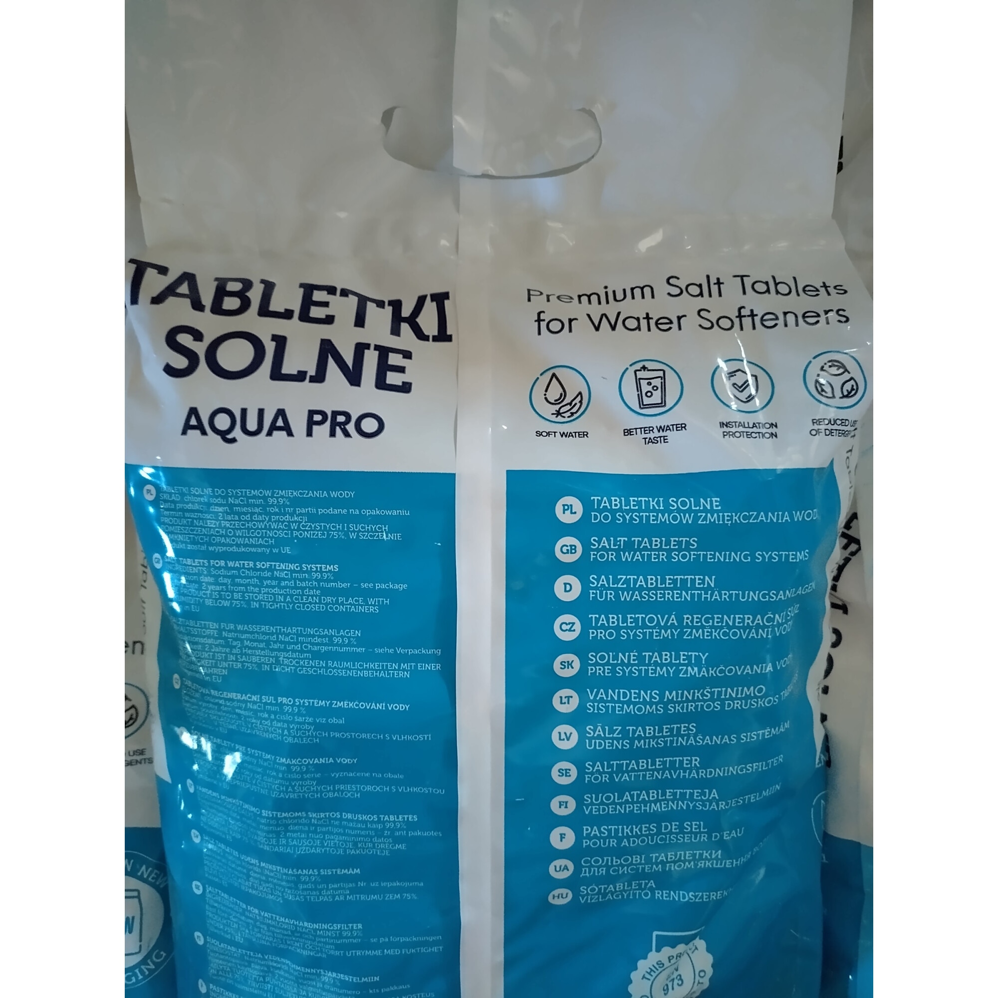 Sac 10 Kg Pastile Tablete de sare puritate 99.9% pentru Statii tratare ...