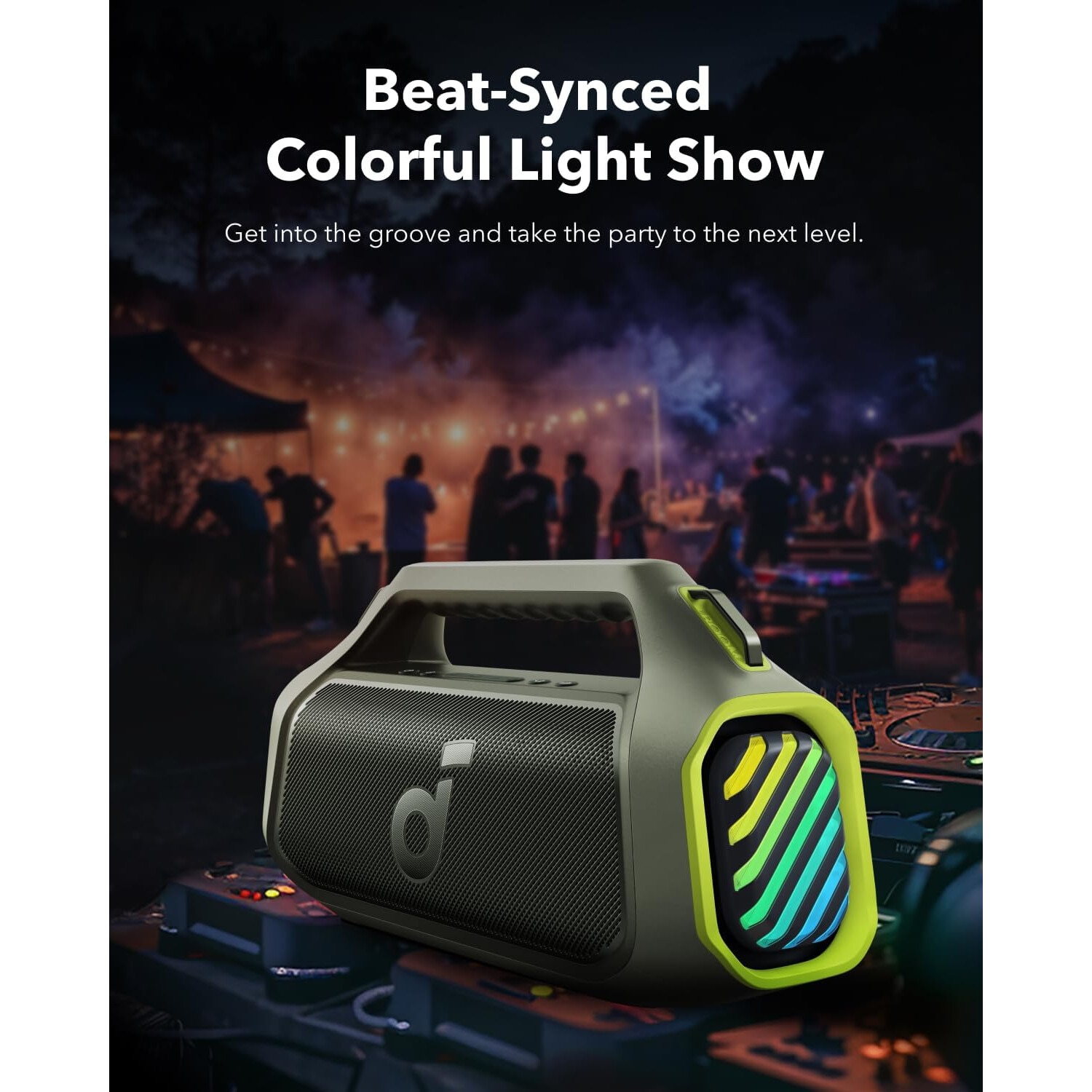 Boxa portabila Anker Soundcore Boom 2 Plus, 140W, BassUp 2.0, IPX7 ...