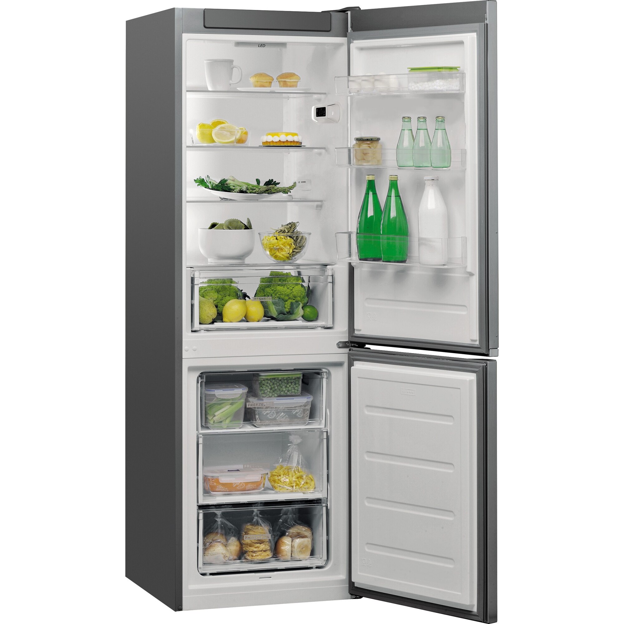 Frigider Whirlpool W7X 92I OX, 367 l, Clasa E, Total NO FROST, FreshBox ...