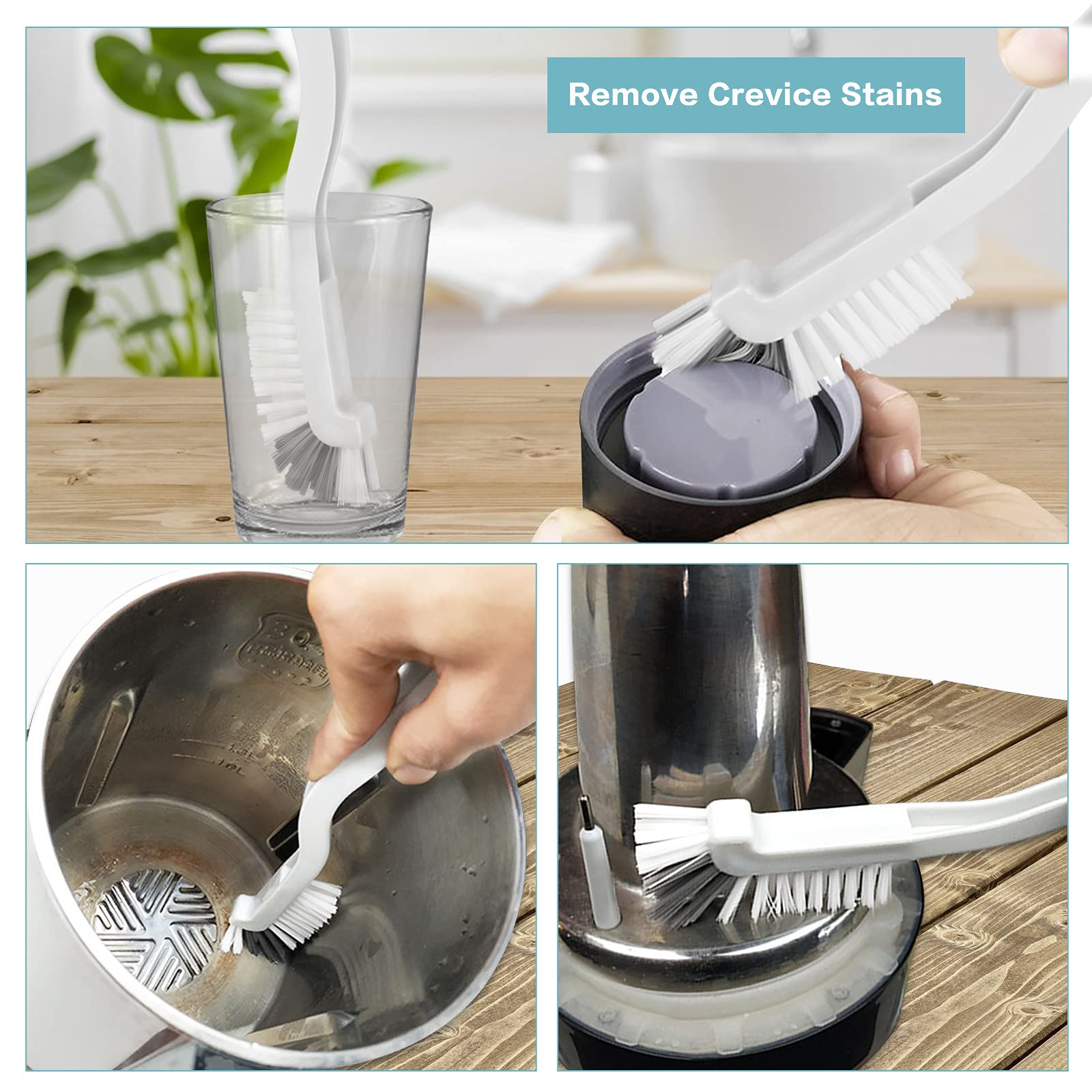 Set 5 perii curatare rosturi, perie suprafete greu accesibile, Curatare ...