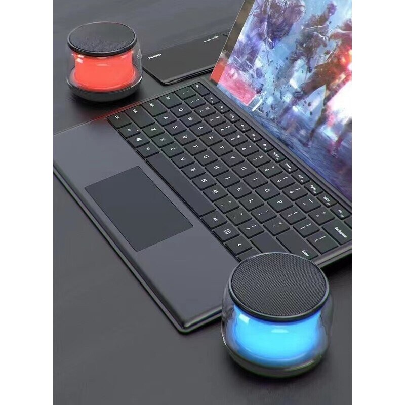 Boxa Portabila Bluetooth cu Lumini Colorate, Bass Puternic, Portabila ...
