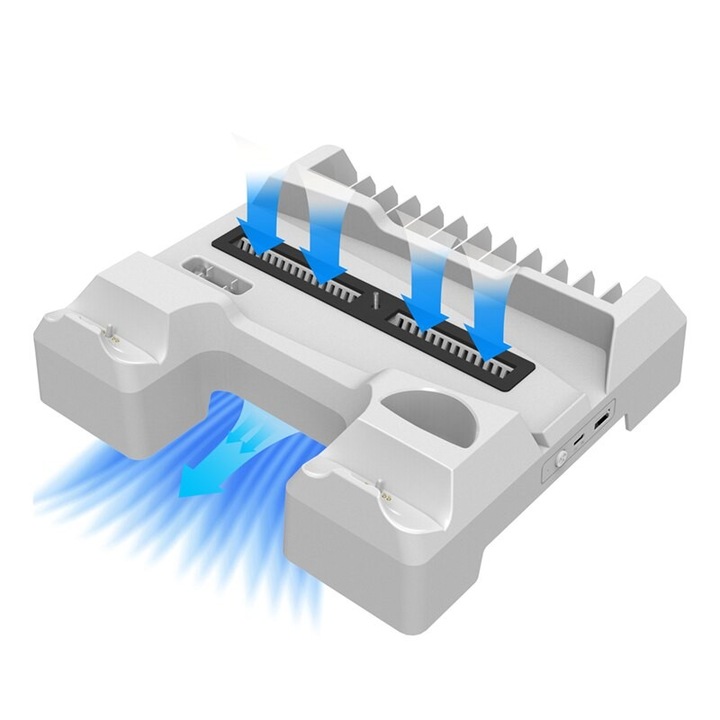Cooler/Racitor pentru cnsola PS5 Digital Edition cu incarcator pentru ...