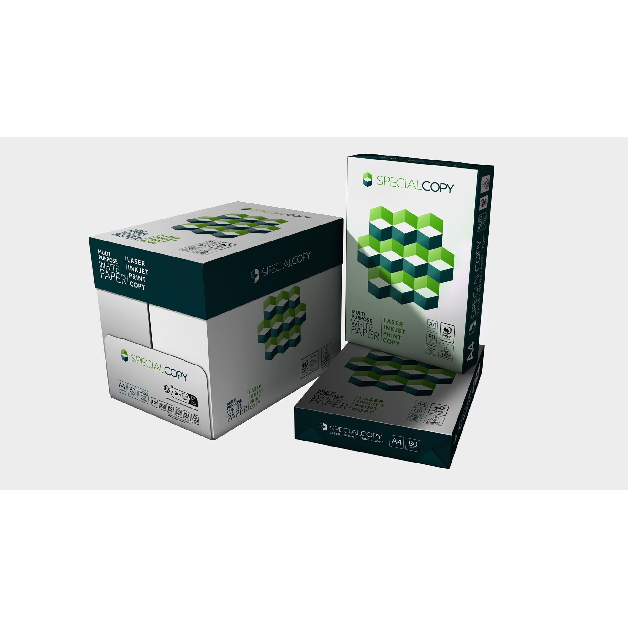 Cutie 5 x Top Hartie A4 Copiator, 80g/m², 500 coli/top Special Copy ...