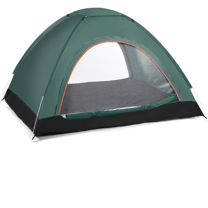 Cort de camping automat, protectie UV, rezistent la vant, pentru 1-2 ...