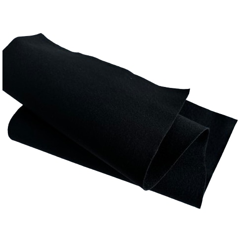 Fetru, pasla moale 1mm 25X55cm, negru - eMAG.ro
