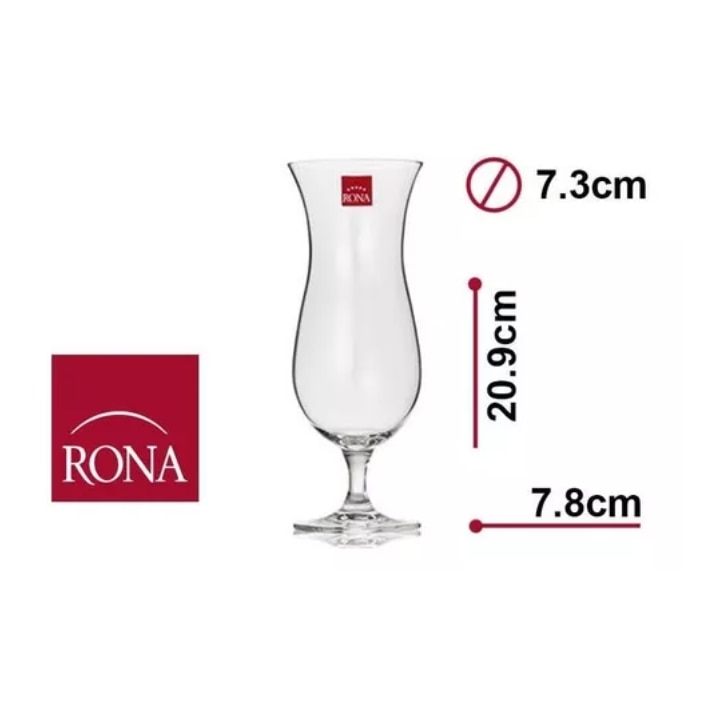 Комплект 6 чаши RONA HURRICANE COCKTAIL 465 мл - eMAG.bg