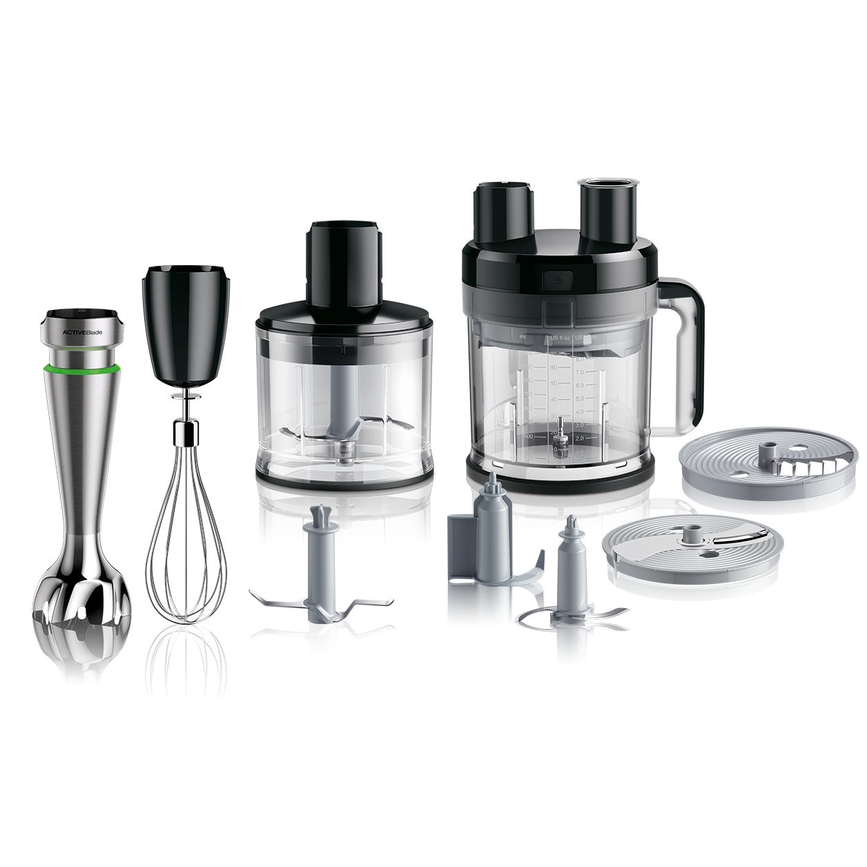 Mixer vertical Braun MQ9195XLI, 1200 W, Pahar gradat 0.6 l, Tocator 0 ...