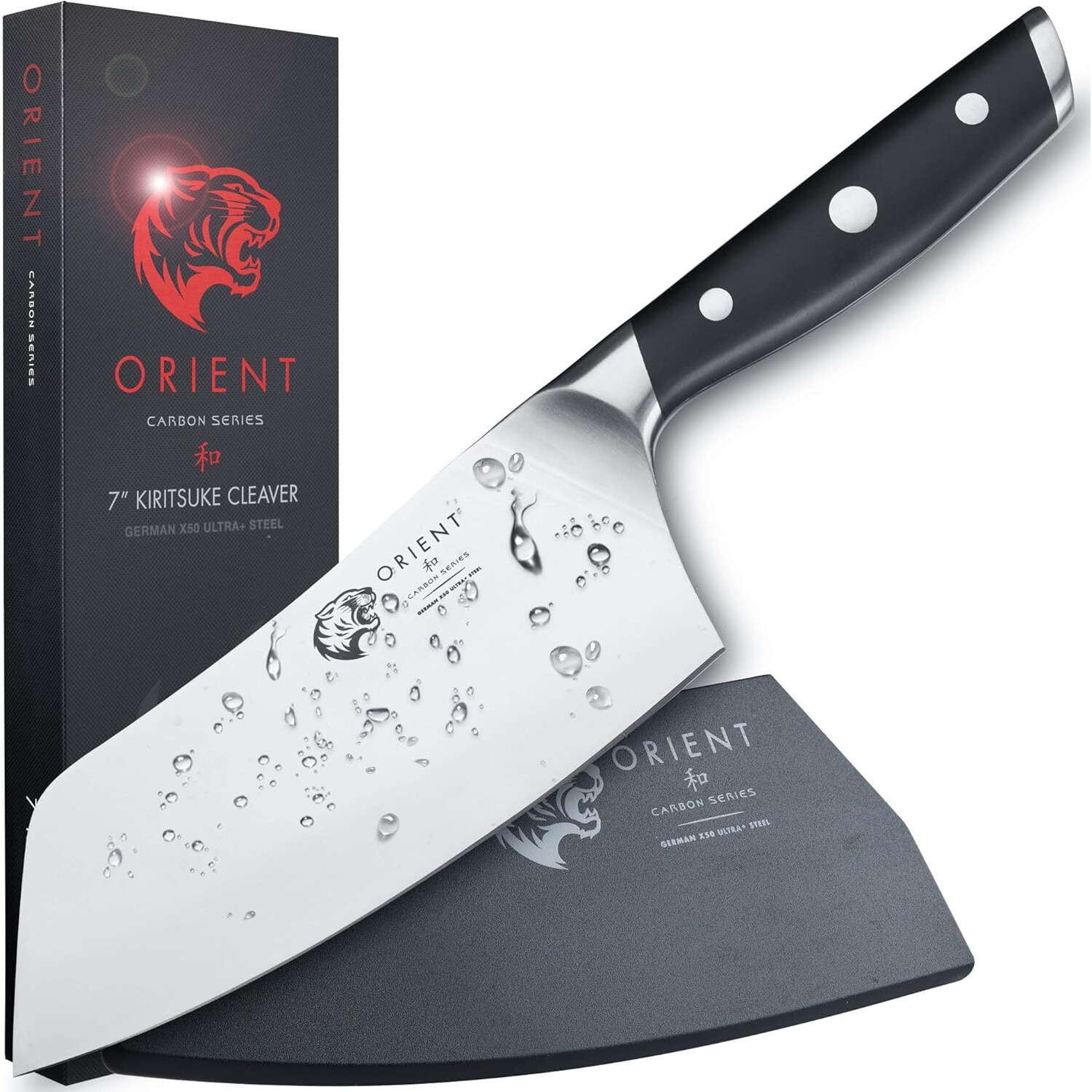 Cutit bucatar pentru tocat, Orient, Carbon Series, Otel Inoxidabil ...