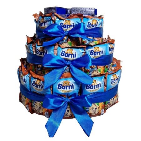 Tort cu 3 etaje pentru baieti din Barni - eMAG.ro