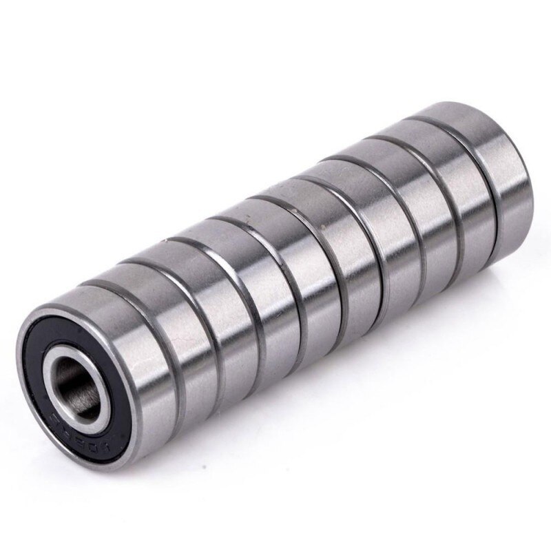 Set 10x Rulmenti Model 609 2RS, Otel cu carcasa plastic, Diametru ...