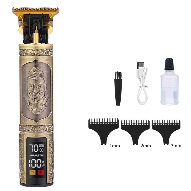 Aparat Profesional De Ras si Tuns, Cu Afisaj LED, Electric, Cu Lama ...