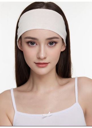 Bandana sport alba, pentru femei, absorbtie buna a transpiratiei - eMAG.ro