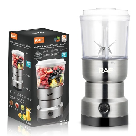 Blender R.7126 electric pentru Cafea si Smoothie 2in1 RAF, Capacitate ...