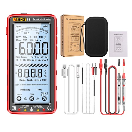 Tester de Multimetru Digital Auto-Gama TRMS cu 6000 de Conturi ...