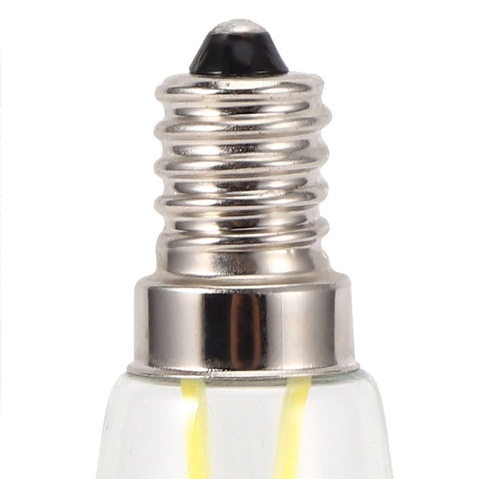 10 becuri LED E14 cu filament lung mini, de inalta luminozitate, 1,5 W ...