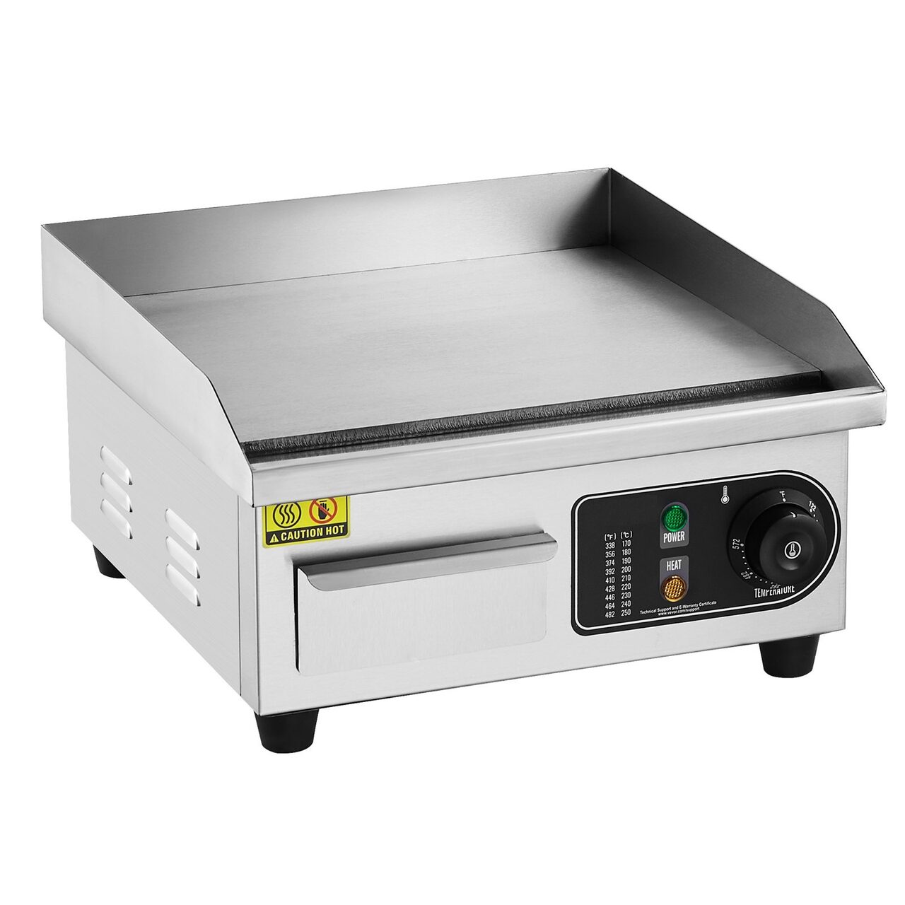 Plita electrica, Plancha Inox 2000 W, suprafata de gatit 360 x 300 mm ...