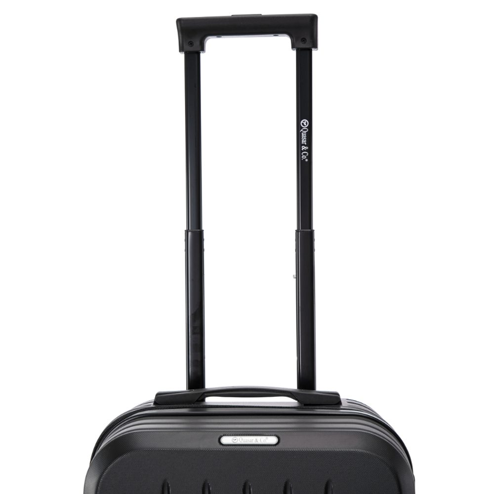 Troler cabina avion Quasar & Co.®, 55x35x22cm, bagaj de mana, troller ...