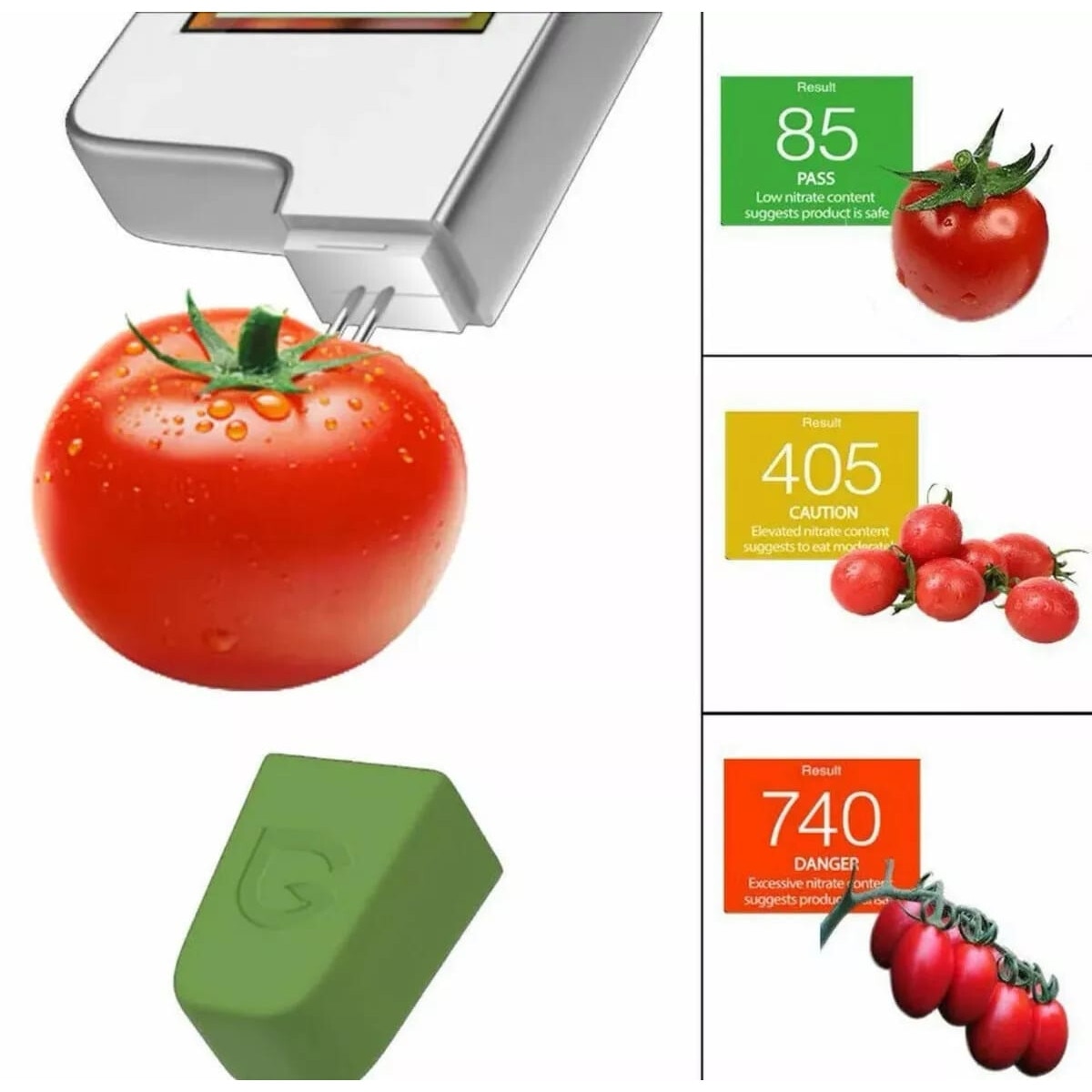 Dispozitiv Greentest Tester de nitrati Detector de siguranta alimentara ...