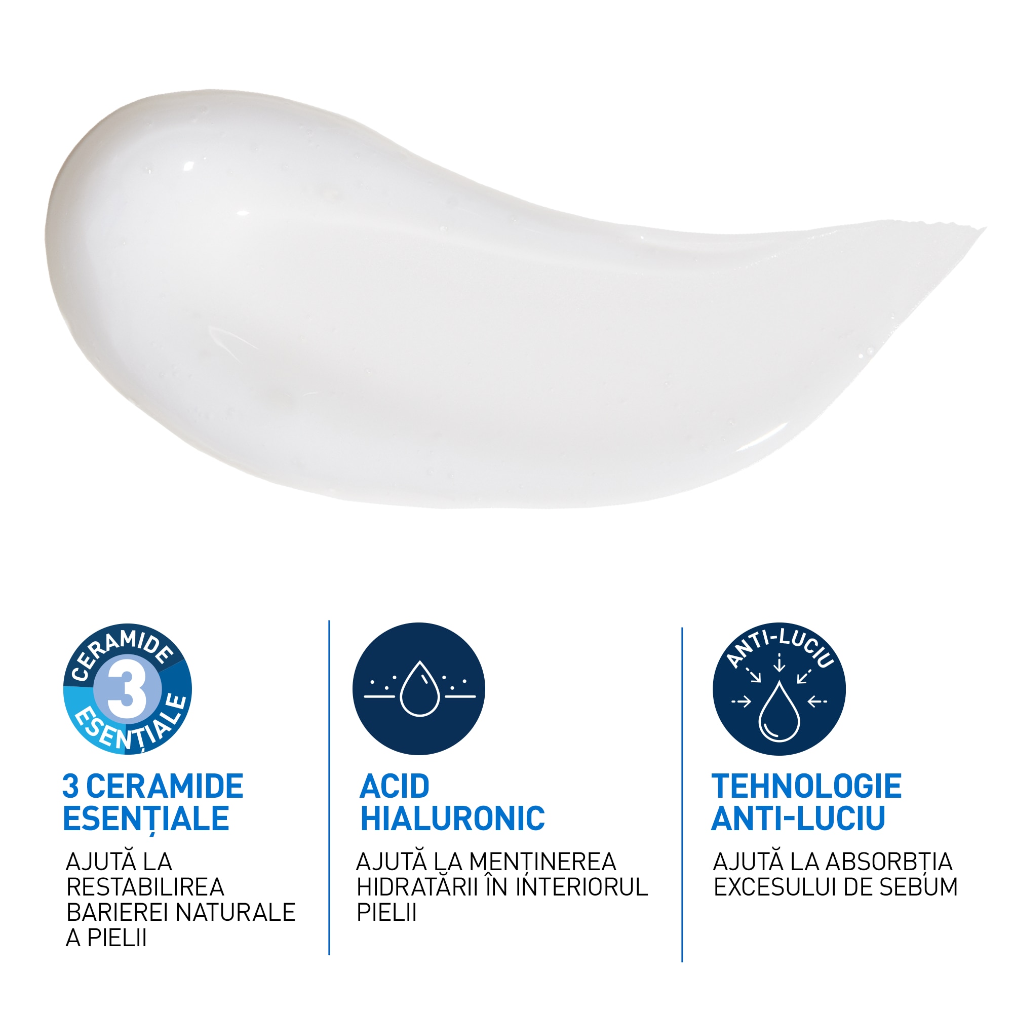 Gel-crema cu efect hidratant, Cerave Oil Control pentru ten mixt spre ...