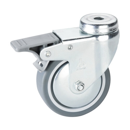 Roata Pivotanta Metalica & Plastic Tarrox Ø75mm, Fara Placa Fixare, Cu ...