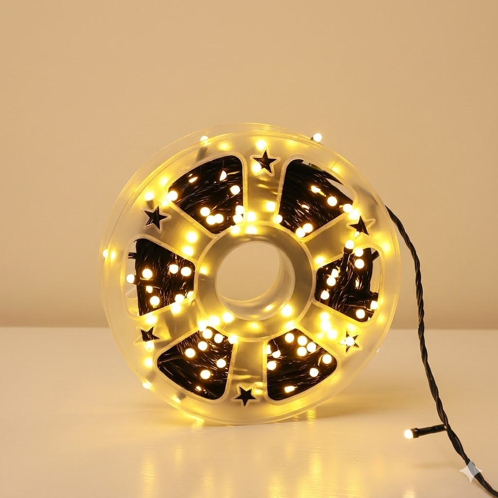Instalatie 50m Cu 240 LED-uri Charmorah, 8 Jocuri De Lumini, Tip Rola ...