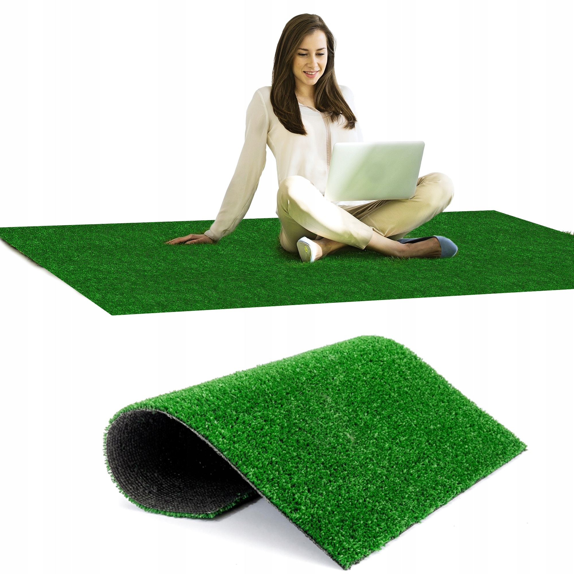 Covor Iarba Artificiala, e-floor, Ascot, 80x133 cm, Verde, Drepthungi ...
