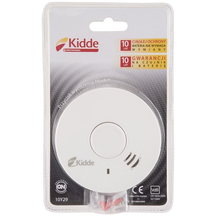 Detector de fum optic KIDDE 10Y29, baterie integrata 10 ani, alarma ...