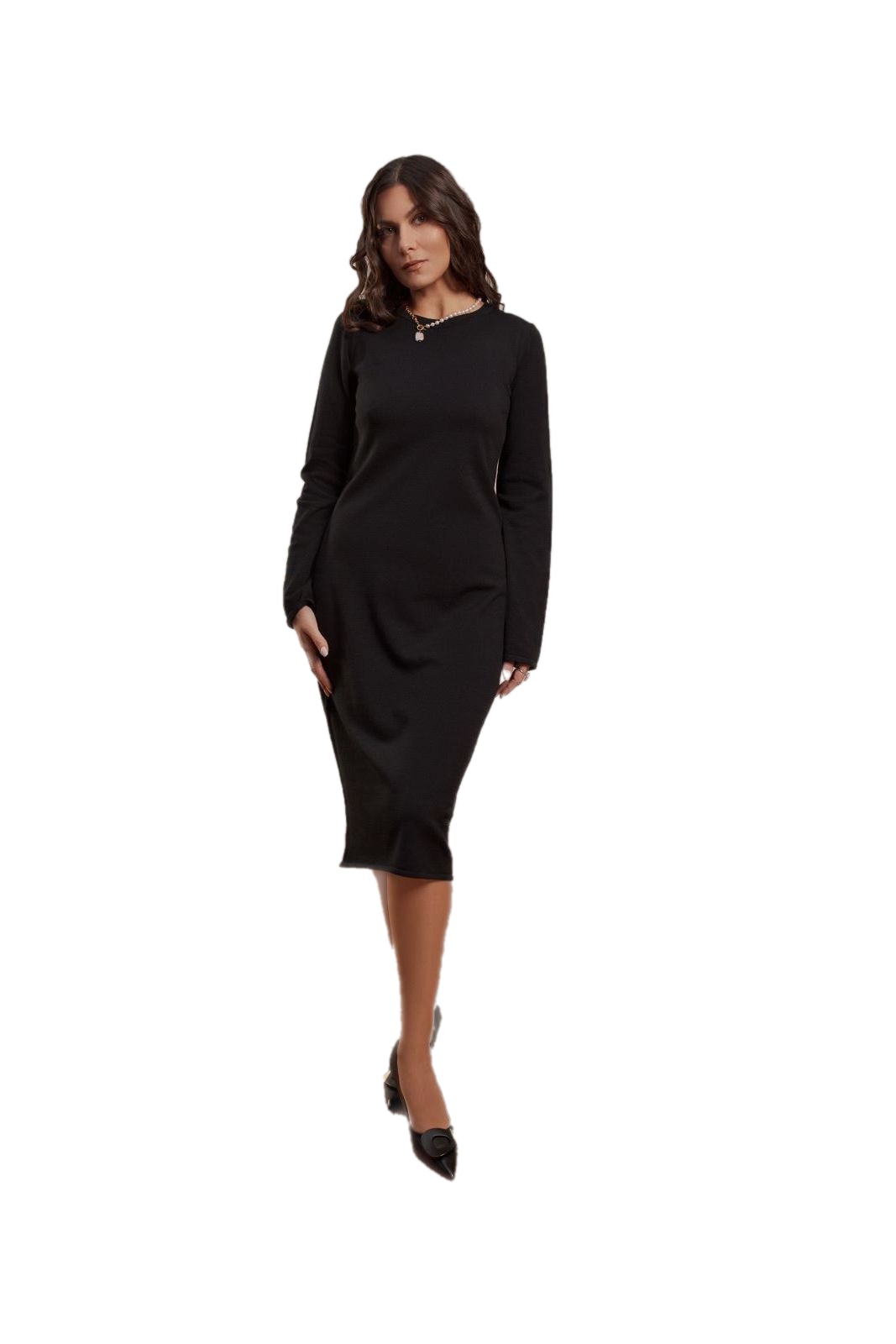 Rochie dama Midi tricotata Hermina 259 - eMAG.ro