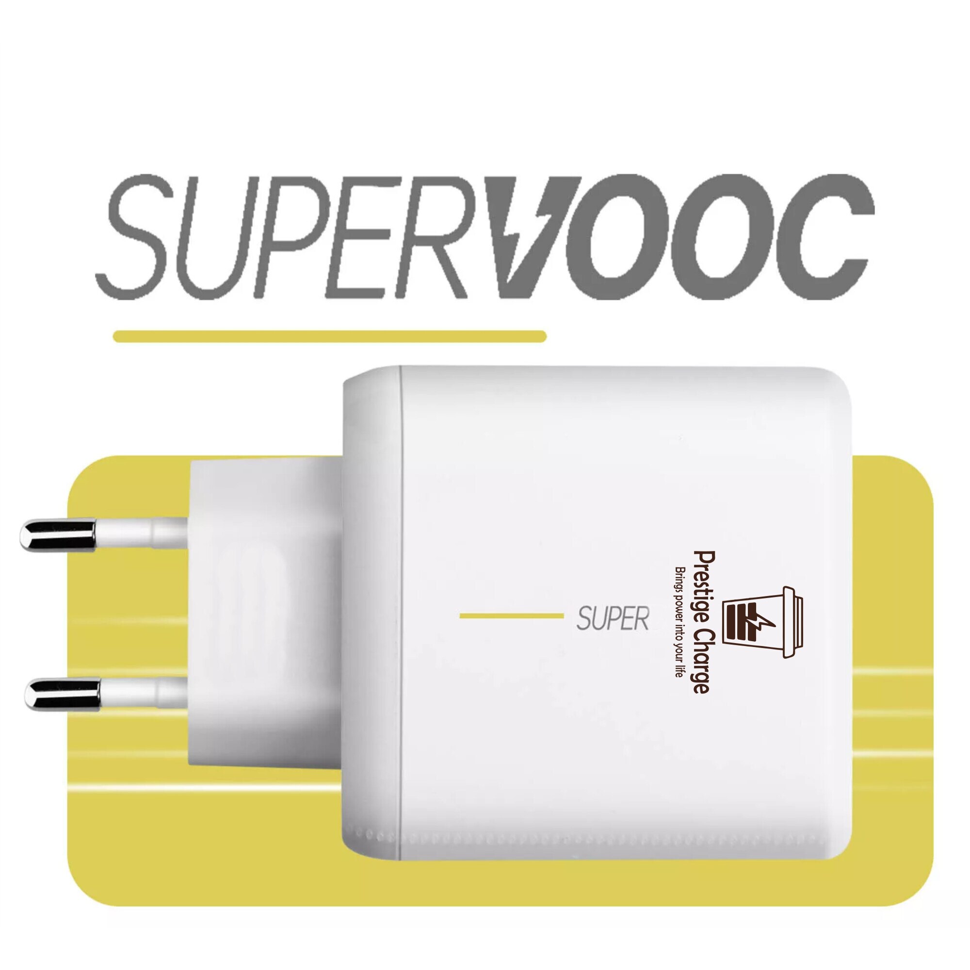 Incarcator SuperVooC USB 65W, PRESTIGE CHARGE®, pentru Oppo, protectie ...