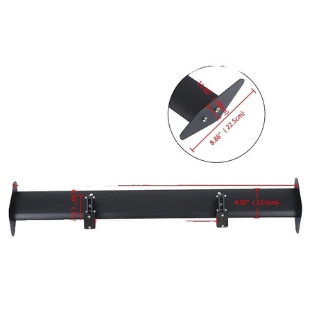 Eleron auto reglabil, universal, negru, 110cm - eMAG.ro