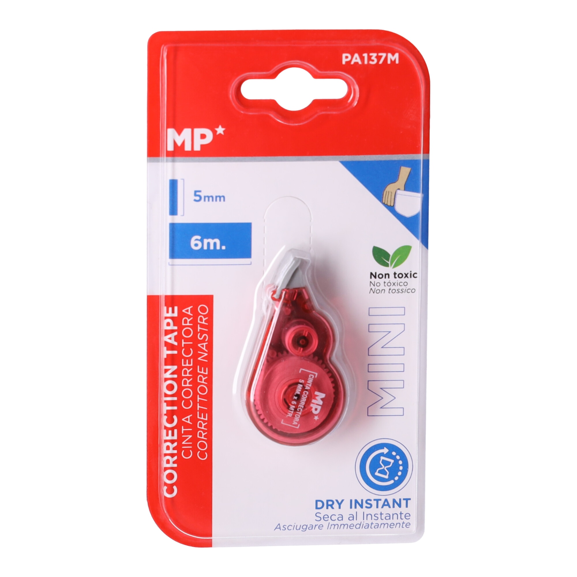 Corector in banda 5MMx6M, mini, transparent, pentru birou, acasa si ...