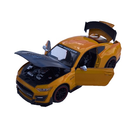 Macheta de metal Ford Mustang, 1:24, lumini, sunete, se deschid usi ...