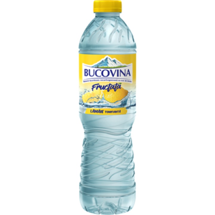 Apa Minerala Plata cu aroma de Lamaie, bax 6 x 1.5 L, Bucovina Fructata ...