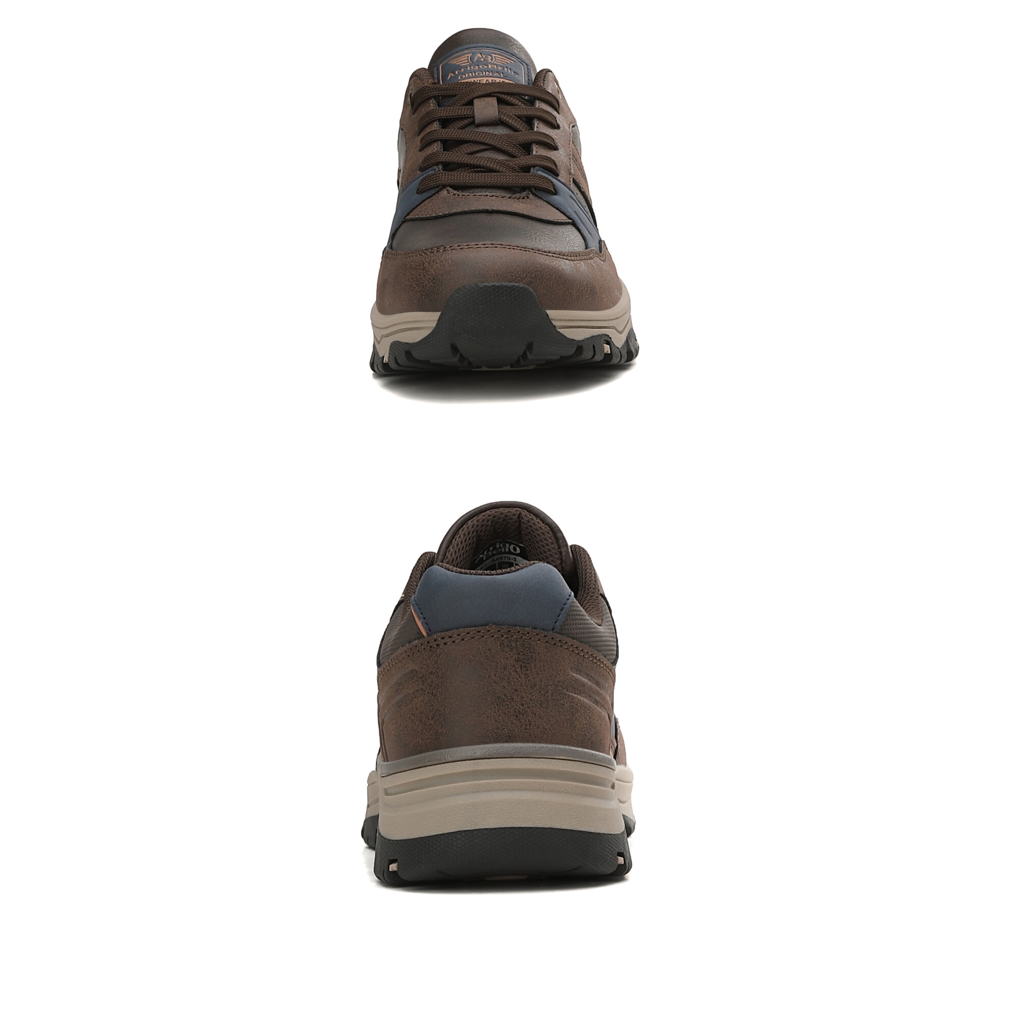 Pantofi Sport Barbati, AX BOXING, Piele ecologica, Sneaker cu drumetie ...