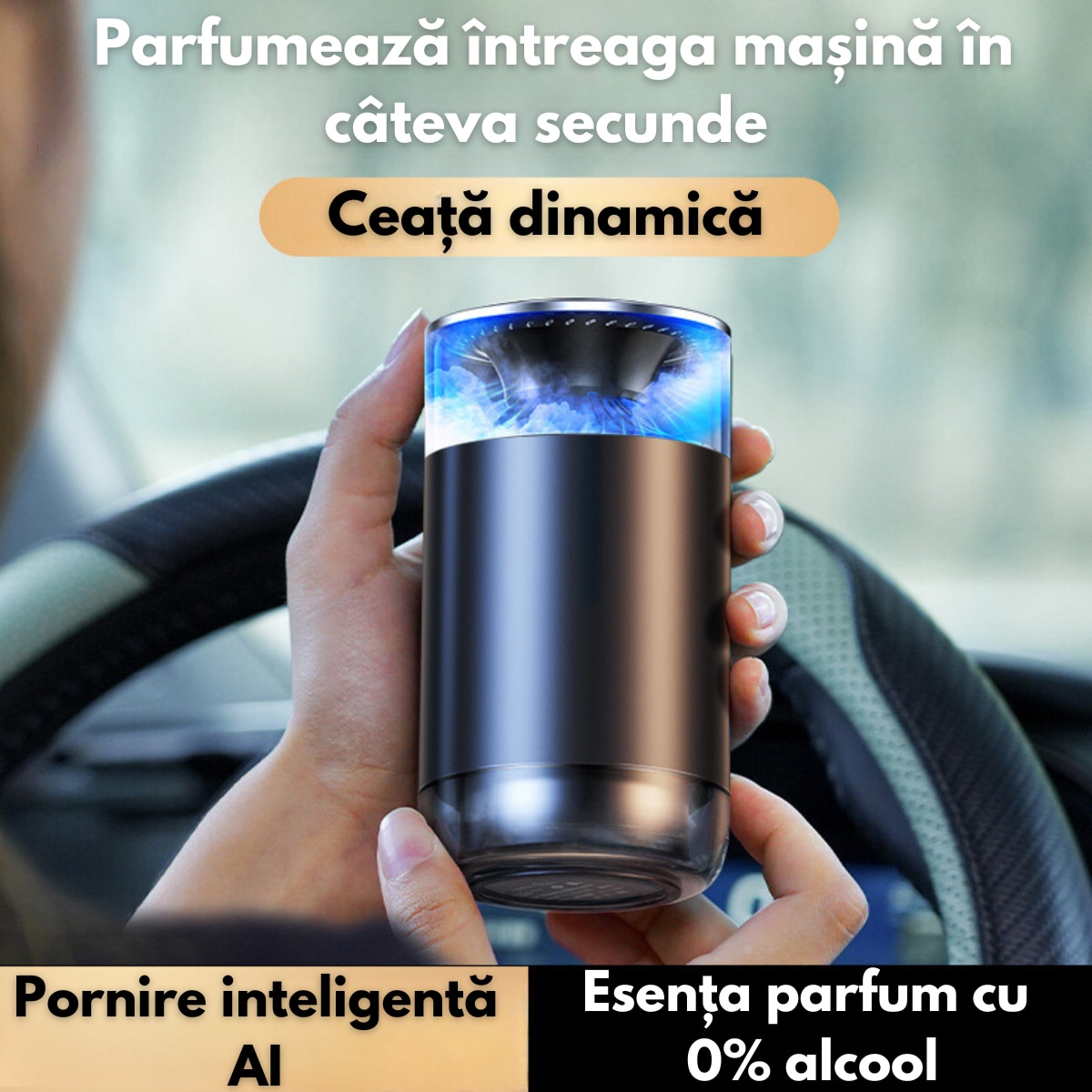 Aparat Profesional de odorizare/ Difuzor parfumare Dasbo®, auto, casa ...