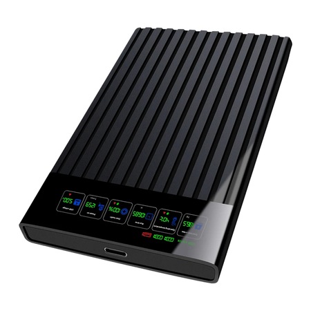 Külső rack tok 2,5 hüvelykes HDD/SSD Smart kijelzővel, SATA III és USB ...