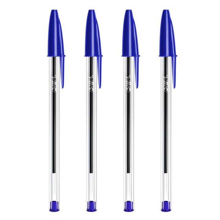 Set Pixuri BIC Ballpen Cristal Bleu 4 bucati Vargas - eMAG.ro