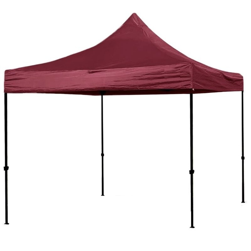 Cort Pavilion Tent PRO 3m x 3m - Visiniu, Pliabil, Cadru Metal, pentru ...