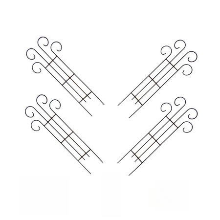 Set accesorii pentru gradina, Niks, metal, negru - eMAG.ro