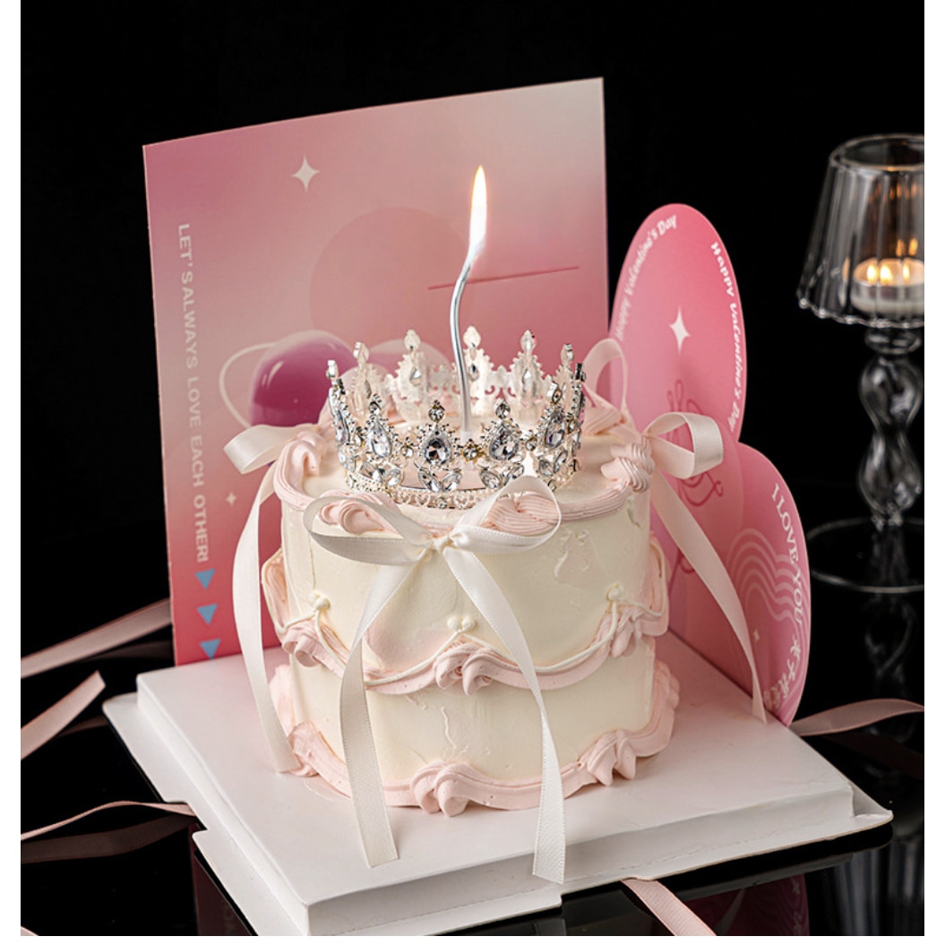 Coronita argintie cu strasuri, Charmorah, decoratiune pentru ornat ...