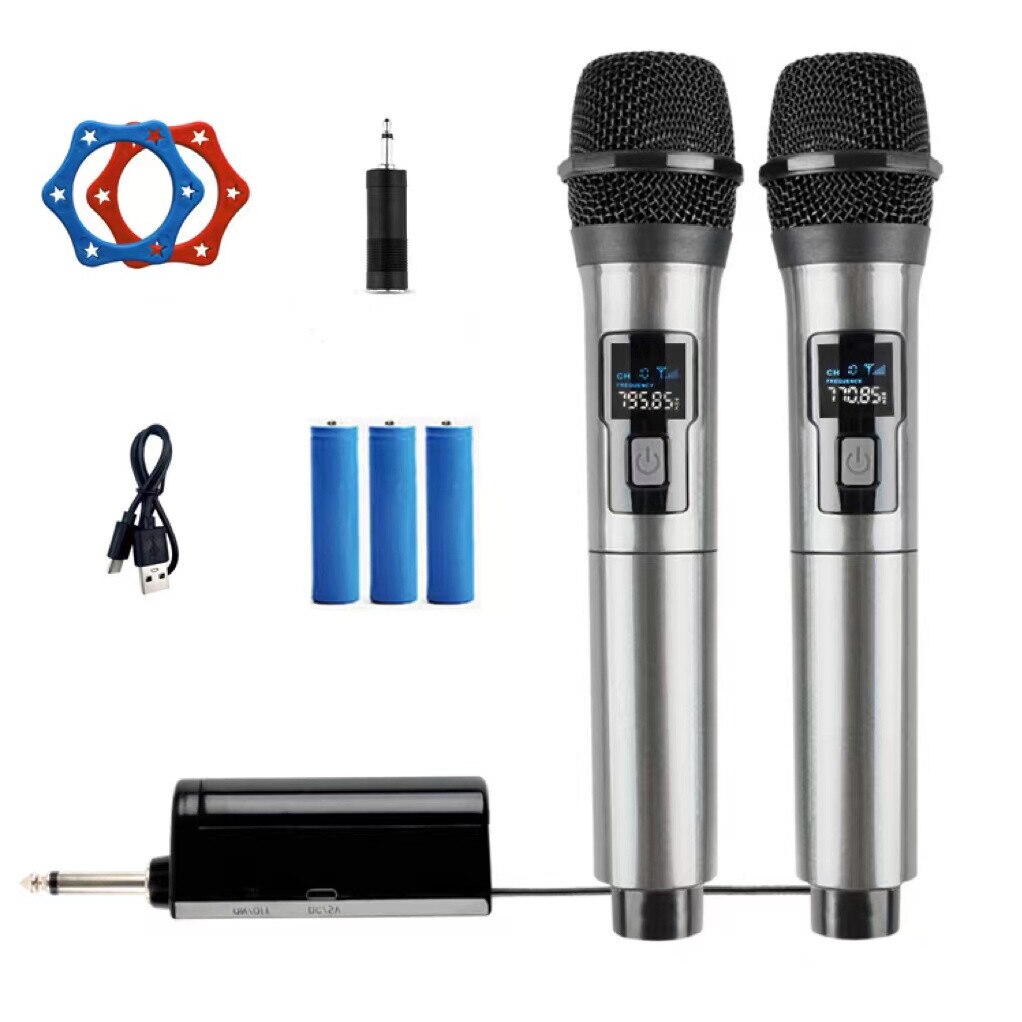 Set 2 microfoane wireless, SDLOGAL, Digital, 30M, Receiver wireless, 6 ...